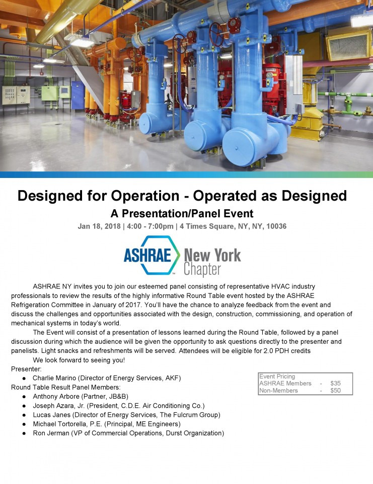 ASHRAE - Public Announcements